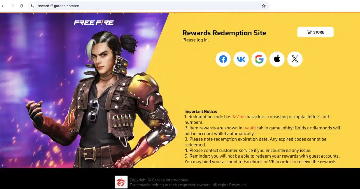 Free Fire Redeem Codes September 2025 – Global Rewards
